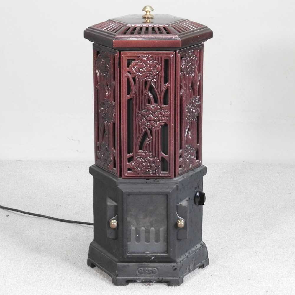 Lot 179 - A French style electric conservatory heater,