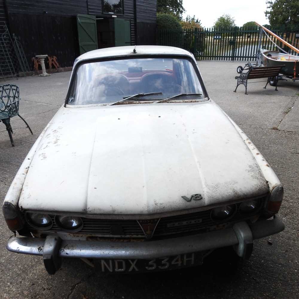 Lot 34 - A cream Rover P6 barn find, circa 1969,