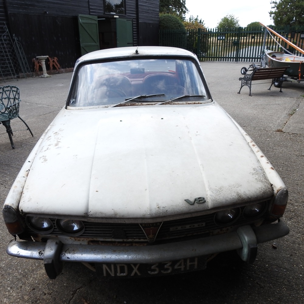 Lot 34 - A cream Rover P6 barn find, circa 1969,