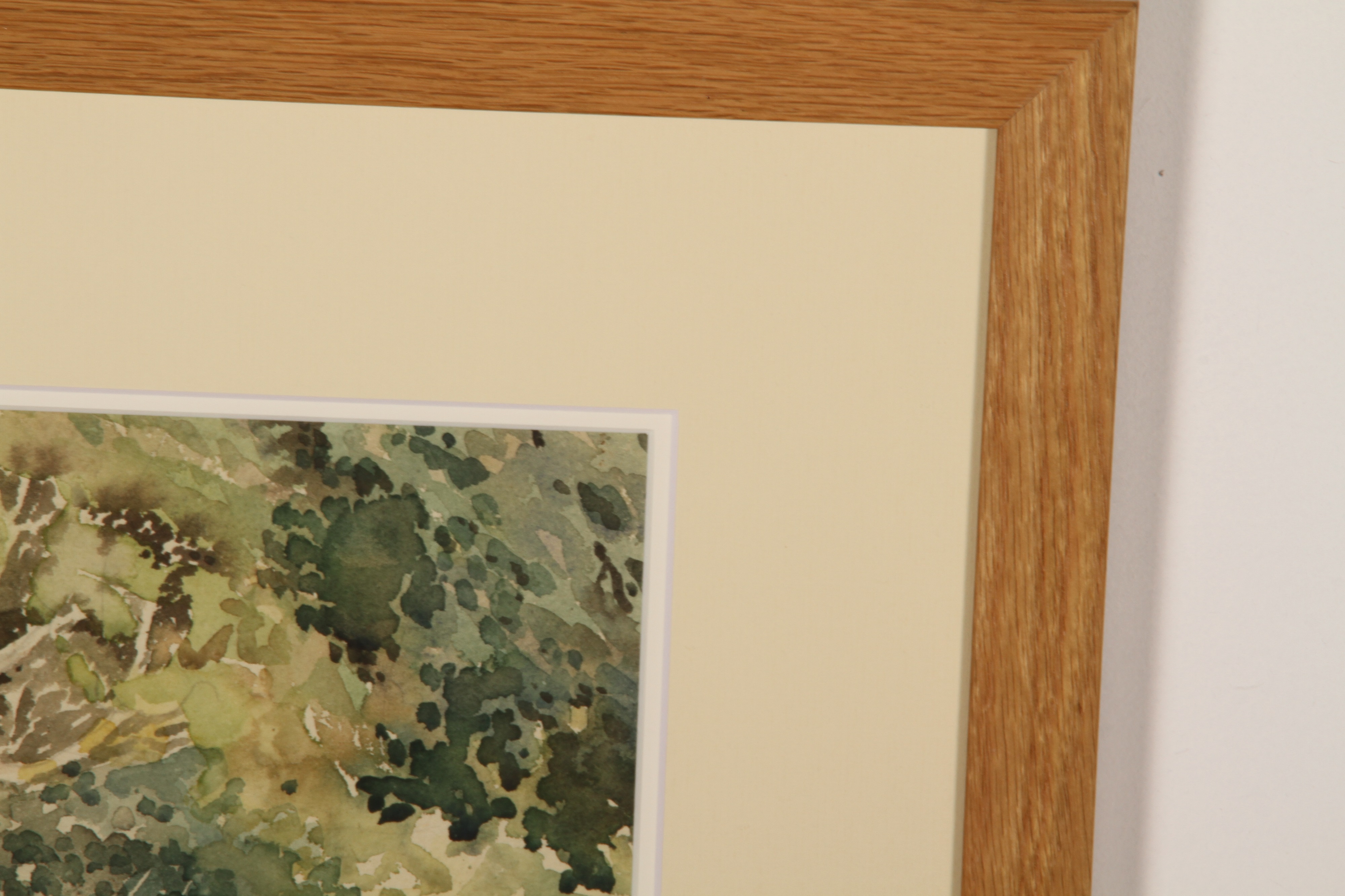 Lot 576 - Agnes Allen (British, 20th century), wooded