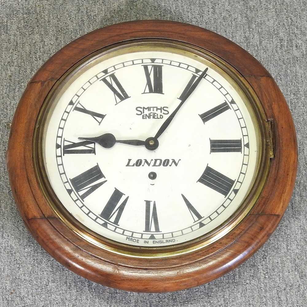 Lot 206 - An early 20th century dial clock