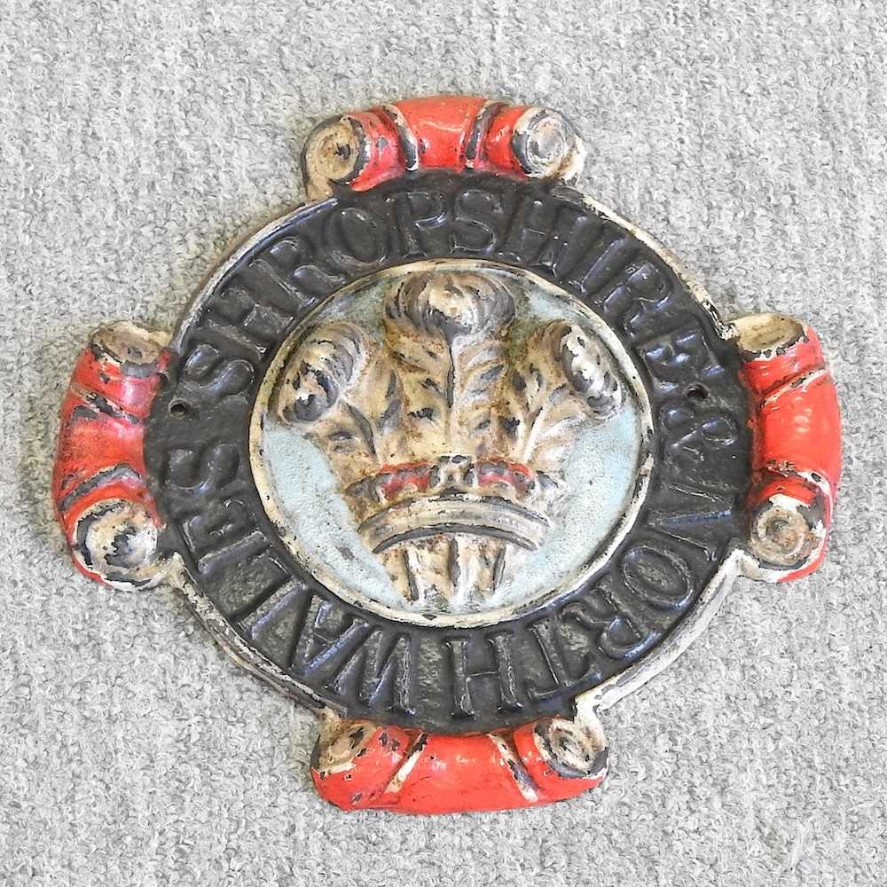 Lot 76 - A 19th century style cast iron fire mark