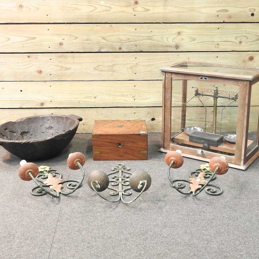 Lot 181 - A set of mid 20th century laboratory scales