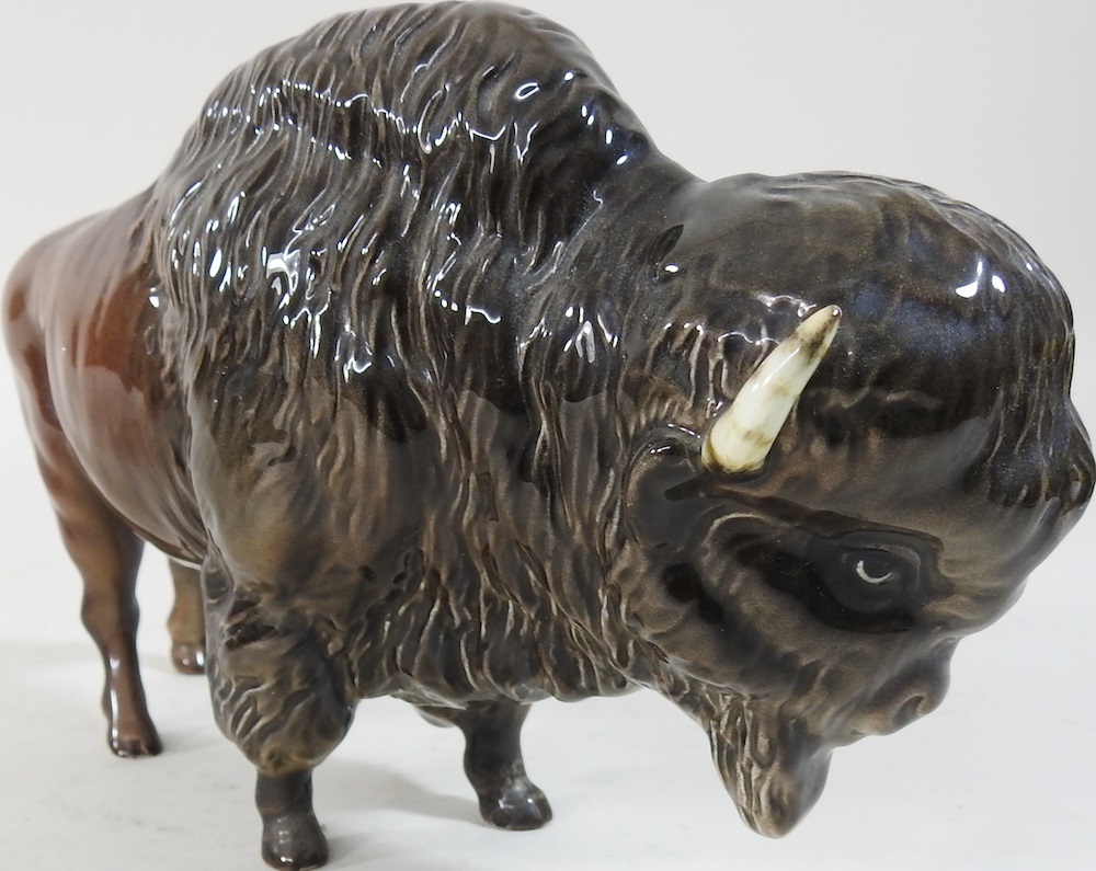 Lot 84 - A large Beswick pottery model of an elephant