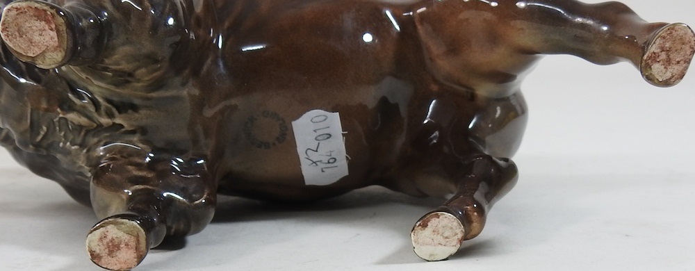 Lot 84 - A large Beswick pottery model of an elephant