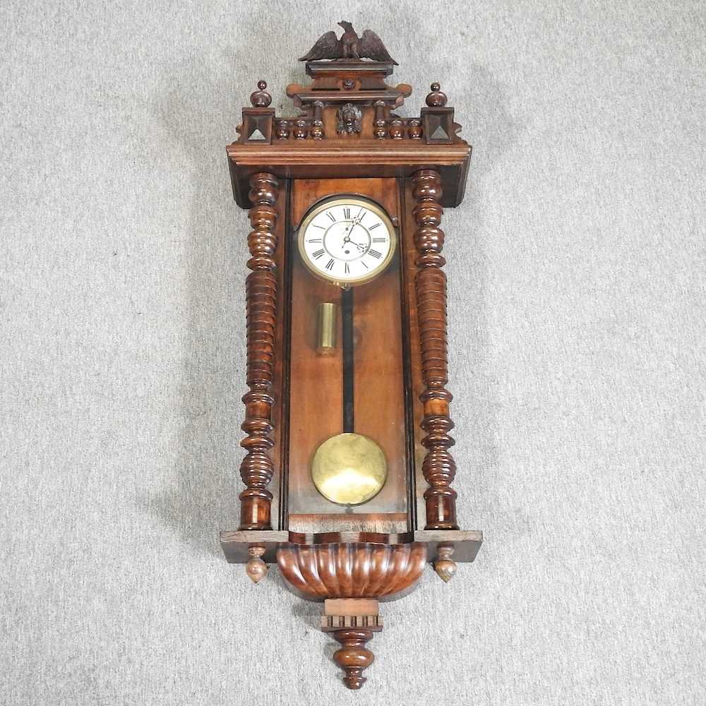 Lot 747 - A Vienna style wall clock