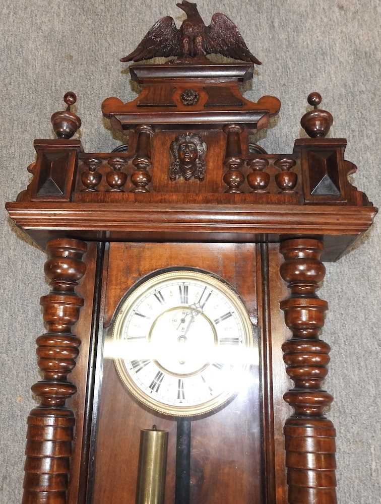 Lot 747 - A Vienna style wall clock