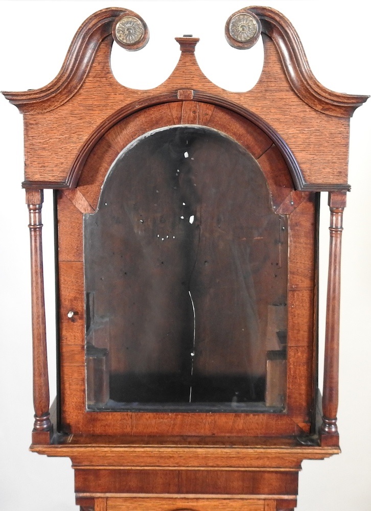 Lot 616 - A 19th century longcase clock case