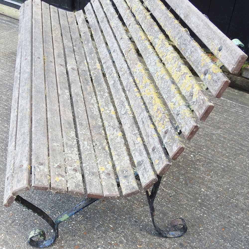 Lot 354 - A garden bench